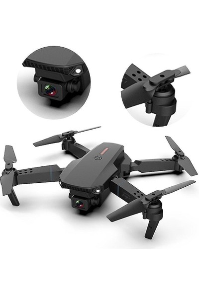 Jessieyou Mall LBQ-E88 4 K Hd Çift Kamera Drone ile 2.4g 6-Axis Gimbal Stabilizatör Rc Quadcopter Wifi Fpv Katlanabilir Drone (Yurt Dışından) Jessieyou Mall LBQ-E88 4 K Hd Çift Kamera Drone ile 2.4g 6-Axis Gimbal Stabilizatör Rc Quadcopter Wifi Fpv Katlanabilir Drone (Yurt Dışından)