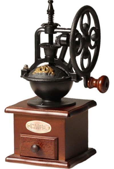 Vintage Tarzı Kahve Değirmeni Yel Değirmeni Tekerlek Ev Dekorasyon Için Dayanıklı Kullanım Için