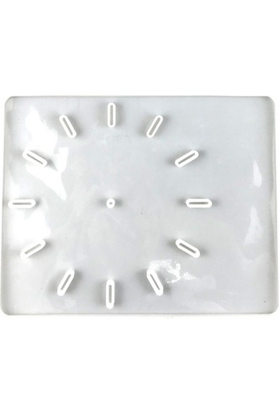 Kare Yuvarlak Saat Kalıp El Yapımı Dıy Epoksi Silikon Kalıpları Takı Zanaat 28X22 cm