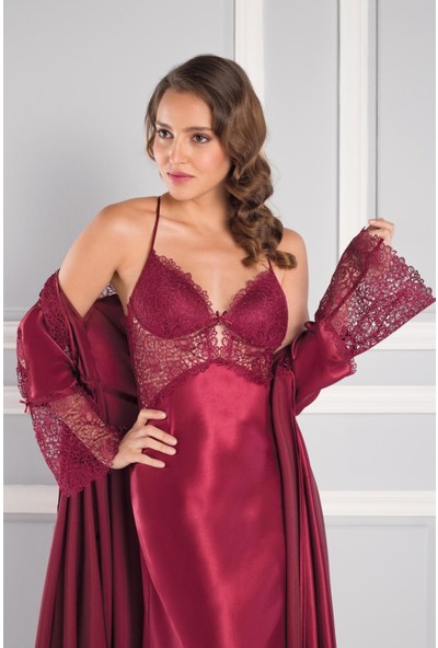 Pierre Cardin Kadın Saten Altılı Çeyiz Seti 6620 Bordo Pierre Cardin Kadın Saten Altılı Çeyiz Seti 6620 Bordo