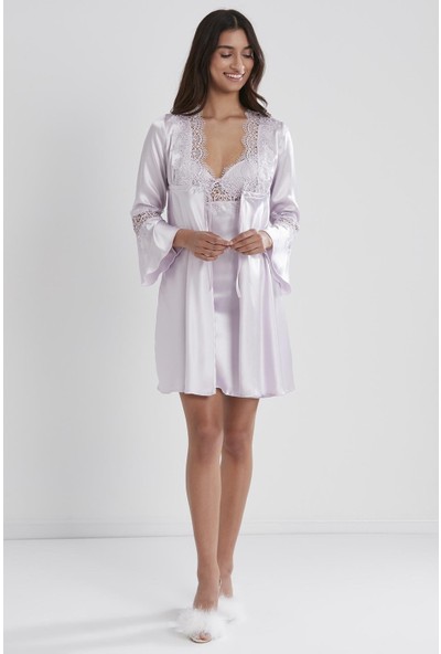 Pierre Cardin Kadın Saten Altılı Çeyiz Seti - 6325 Viola Pierre Cardin Kadın Saten Altılı Çeyiz Seti - 6325 Viola