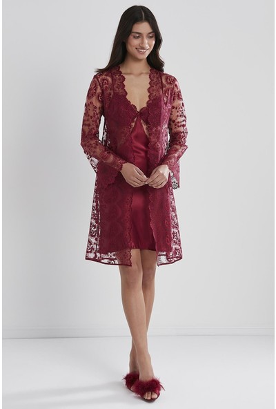 Pierre Cardin Kadın Saten Altılı Çeyiz Seti 6225 Bordo Pierre Cardin Kadın Saten Altılı Çeyiz Seti 6225 Bordo