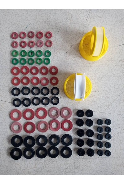 Drl Hirdavat 82 Parça Conta ve Teflon Bant Seti Drl Hirdavat 82 Parça Conta ve Teflon Bant Seti