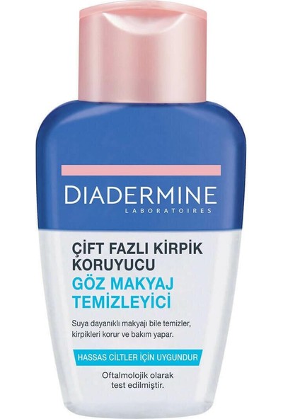 Diadermine Çift Fazlı Göz Makyaj Temizleyici+Pamuk Diadermine Çift Fazlı Göz Makyaj Temizleyici+Pamuk