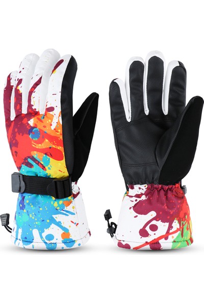 Foyou Astarlı Desenli Spor Eldiveni L - Çok Renkli (Yurt Dışından)