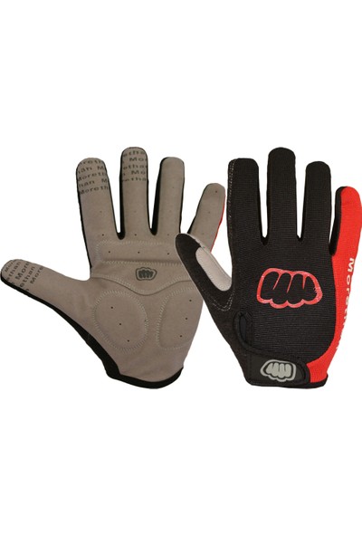 Foyou Kış Için Termal Tam Parmak Eldiven L - Kırmızı (Yurt Dışından)