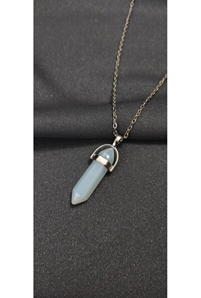Ryso Store Opal Doğal Taş Pandül Kolye Ryso Store Opal Doğal Taş Pandül Kolye