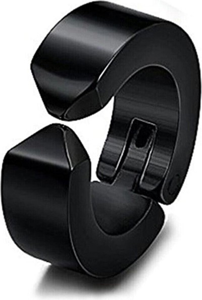 The Collection Siyah Erkek Kadın Paslanmaz Titanyum Deliksiz Kulaklara Küpe Sıkıştırmalı Kıstırmalı Çelik Küpe The Collection Siyah Erkek Kadın Paslanmaz Titanyum Deliksiz Kulaklara Küpe Sıkıştırmalı Kıstırmalı Çelik Küpe