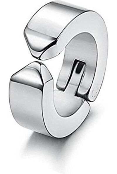 The Collection Gümüş Erkek Kadın Paslanmaz Titanyum Deliksiz Kulaklara Küpe Sıkıştırmalı Kıstırmalı Çelik Küpe The Collection Gümüş Erkek Kadın Paslanmaz Titanyum Deliksiz Kulaklara Küpe Sıkıştırmalı Kıstırmalı Çelik Küpe