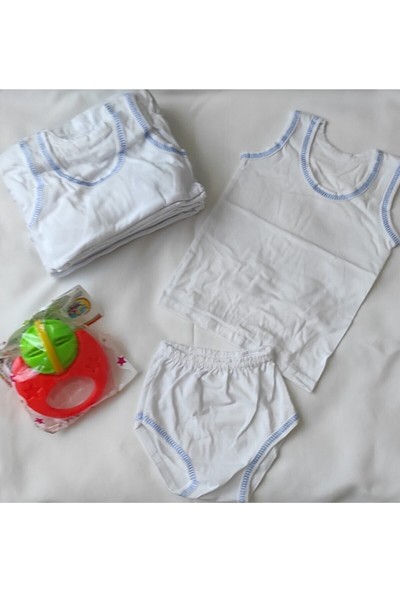 Özbebişim Bebek Atlet Külot Takımı 6 Lı Oyuncak Hediyeli
