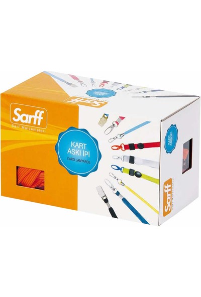 Sarff Kart Askı Ipi Sarı 100 Adet Sarff Kart Askı Ipi Sarı 100 Adet
