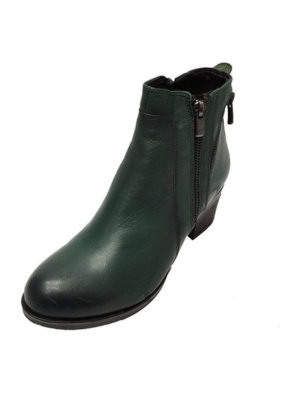 Köşker Efendi Hakiki Deri Topuklu Kadın Bot Scv 513