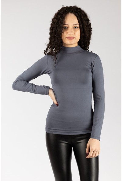 ECE Kadın Boğazlı Yarım Balıkçı Uzun Kollu Badi ECE Kadın Boğazlı Yarım Balıkçı Uzun Kollu Badi