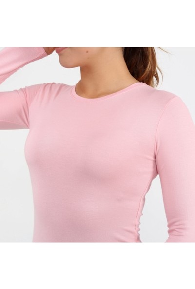ECE Kadın Bisiklet Yaka Uzun Kollu Badi