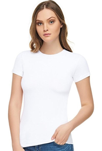 Vivaldi Kadın Bisiklet Yaka Kısa Kollu Badi