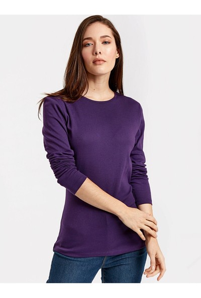 ECE Kadın Bisiklet Yaka Uzun Kollu Badi