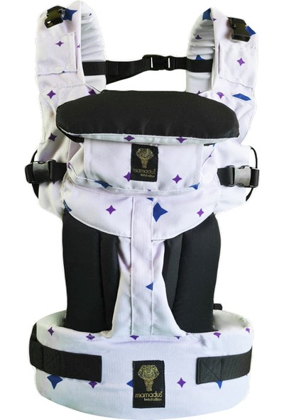 Mamadusbaby Her Yöne Lila Beyaz Yıldızlar Ergonomik Kanguru Mamadusbaby Her Yöne Lila Beyaz Yıldızlar Ergonomik Kanguru