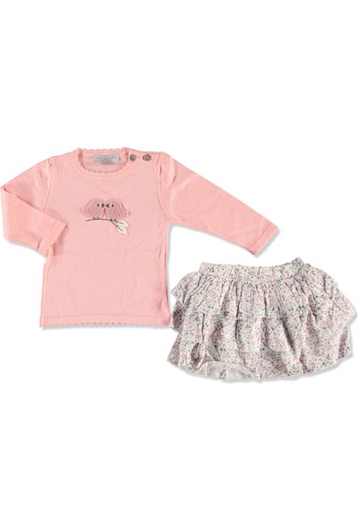 For My Baby Pink Birds Bluz-Etek