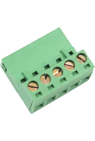 Kefa KF2EDGR - 5,08 - 5p 5 Pin 90 Derece Geçmeli Dik Klemens Kefa KF2EDGR - 5,08 - 5p 5 Pin 90 Derece Geçmeli Dik Klemens