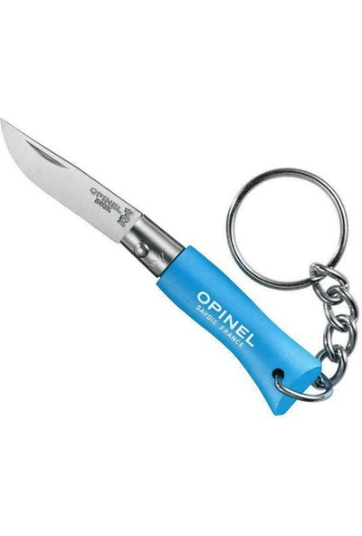 Opinel No 02 Anahtarlıklı Paslanmaz Çelik Çakı (Mavi)