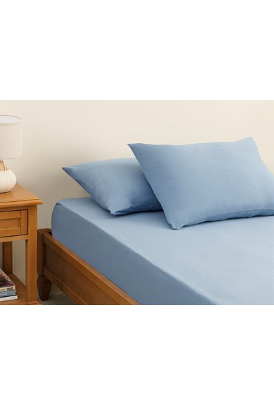 Gasel Pamuk Penye Lastikli Çarşaf Çift Kişilik