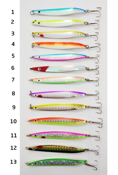 Güçlü Olta Kaşığı 26GR 13 Farklı Renk Güçlü Olta Kaşığı 26GR 13 Farklı Renk