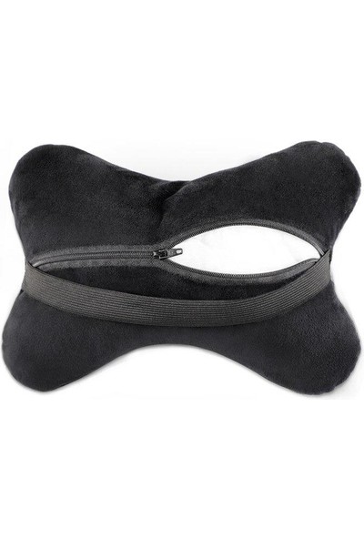 Schulzz Mercedes Premium Boyun Minder Yastık Siyah