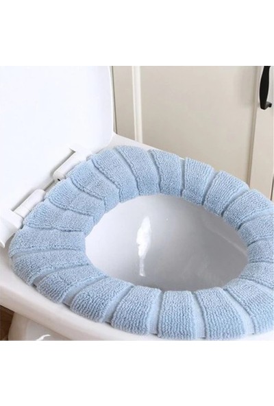 Schulzz Tuvalet Klozet Kapağı Için Yıkanabilir Yumuşak Kumaş Ped - Toilet Seats Pad - Mavi Schulzz Tuvalet Klozet Kapağı Için Yıkanabilir Yumuşak Kumaş Ped - Toilet Seats Pad - Mavi