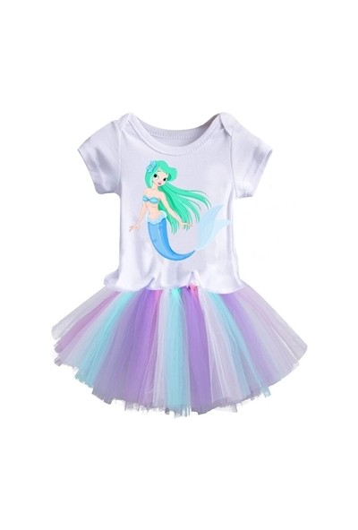 Bba New Trend Deniz Kızı Tütü Etek Seti,denizkızı Tisort-Badi Deniz Kızı Kostüm Bba New Trend Deniz Kızı Tütü Etek Seti,denizkızı Tisort-Badi Deniz Kızı Kostüm