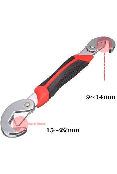 Mastercare 9-14 15-22 mm Çok Fonksiyonlu Otomatik Ayarlanabilir Evrensel Anahtar 715665