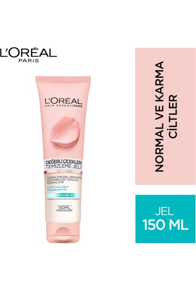 L'Oréal Paris Değerli Çiçekler Temizleme Jeli 150 Ml
