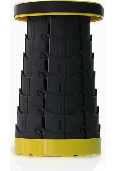 Pikas Teleskopik Katlanabilir, Taşınabilir Tabure-Sarı