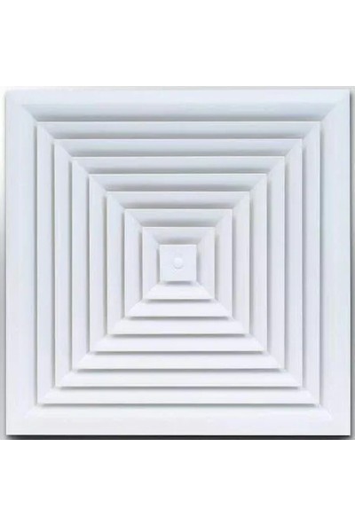 Plastvest Kare Anemostad Clip-In Tavan Havalandırma 60*60