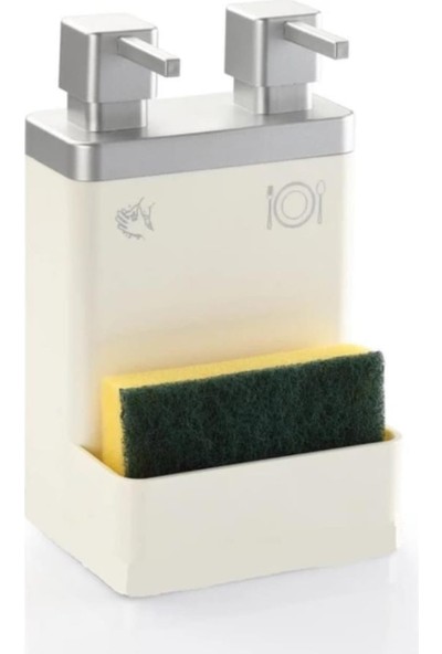 Azra 2.li Sabunluk Beyaz-Gümüş