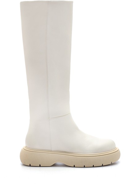 Derimod Kadın Deri Kalın Taban Çizme
