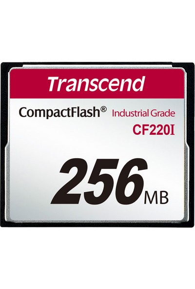 Transcend TS256MCF220I 256 MB CF220 266X Industrıal 40/10MB/S Compactflash Hafıza Kartı Transcend TS256MCF220I 256 MB CF220 266X Industrıal 40/10MB/S Compactflash Hafıza Kartı