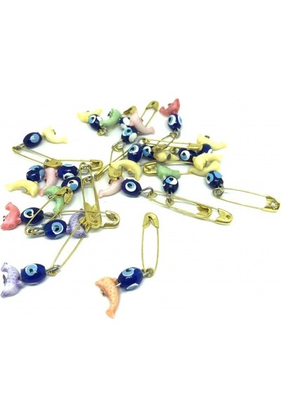 Party Iğneli Yaka Boncuk Yunuslu 100’LÜ Pk