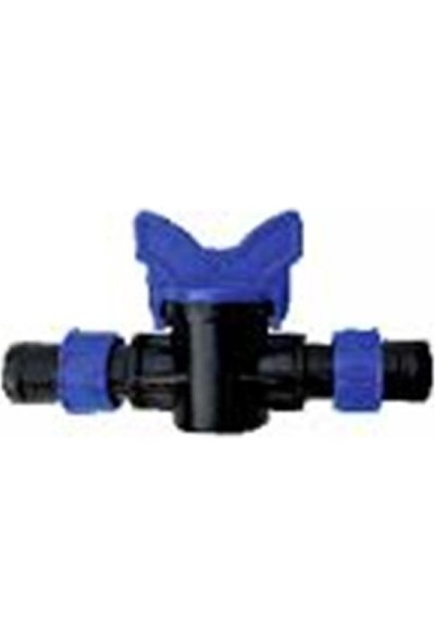 Özbalban Yassı Damlama 16'lık Çift Yüzüklü Mini Vana Damlama Aparatı 50 Adet