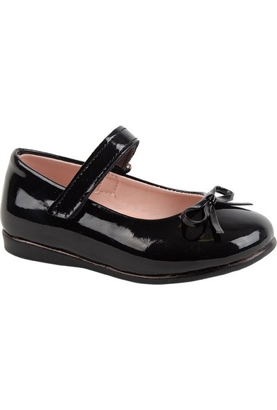 Kids A More Jessica Tek Cırtlı Pu Deri Kız Çocuk Babet Ayakkabı Siyah Kids A More Jessica Tek Cırtlı Pu Deri Kız Çocuk Babet Ayakkabı Siyah