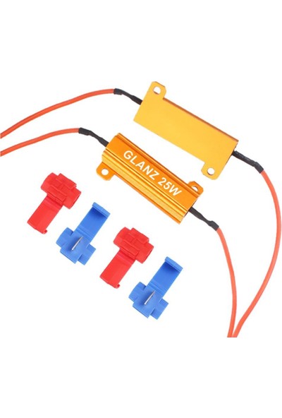 Glanz 25W Canbus Direnç Arıza Lambası Işığı Söndürücü Dekoder Geri Vites, Sinyal Lambası Glanz 25W Canbus Direnç Arıza Lambası Işığı Söndürücü Dekoder Geri Vites, Sinyal Lambası