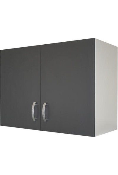 T Designo Asia Mutfak Üst Modül Çok Amaçlı Dolap 80 cm Antrasit T Designo Asia Mutfak Üst Modül Çok Amaçlı Dolap 80 cm Antrasit