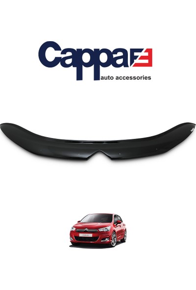 Cappafe Citroen C4 Ön Kaput Koruyucu 4mm Abs 2011-2018 4mm