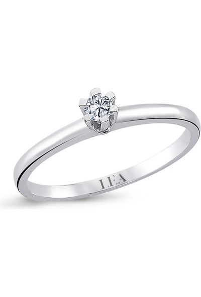 Lea Pırlanta 0.08 Karat Pırlanta Tektaş Yüzük