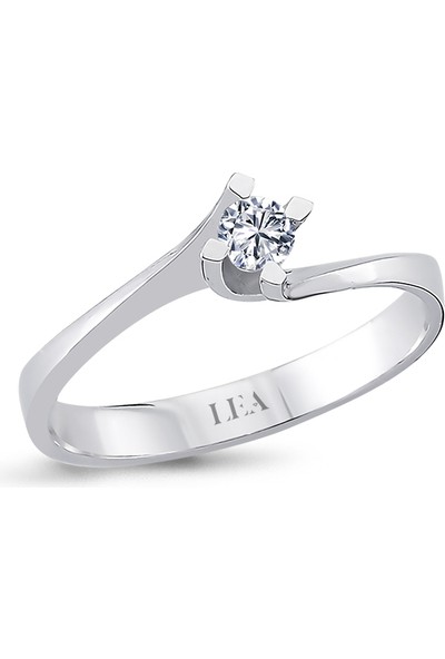 Lea Pırlanta 0.13 Karat Pırlanta Tektaş Yüzük