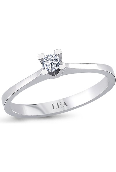 Lea Pırlanta 0.11 Karat Pırlanta Tektaş Yüzük