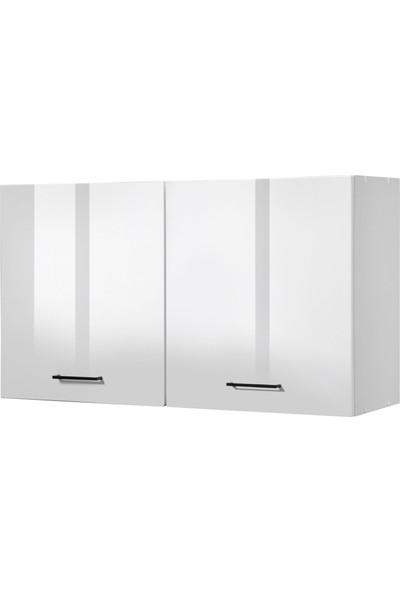 T Designo Ayaz Mutfak Üst Modül Çok Amaçlı Dolap 120 cm Beyaz T Designo Ayaz Mutfak Üst Modül Çok Amaçlı Dolap 120 cm Beyaz