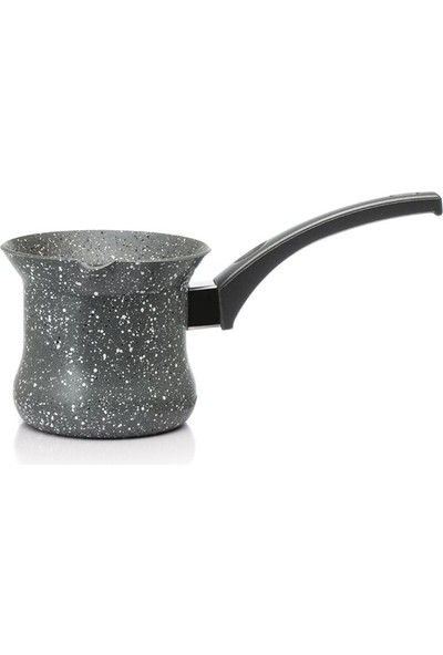 Gri Renk Yeni Granit Büyük Cezve Gri Renk Yeni Granit Büyük Cezve