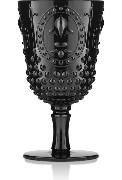 Akrilik Siyah Ayaklı Bardak