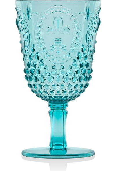 Akrilik Aquamarin Ayaklı Bardak