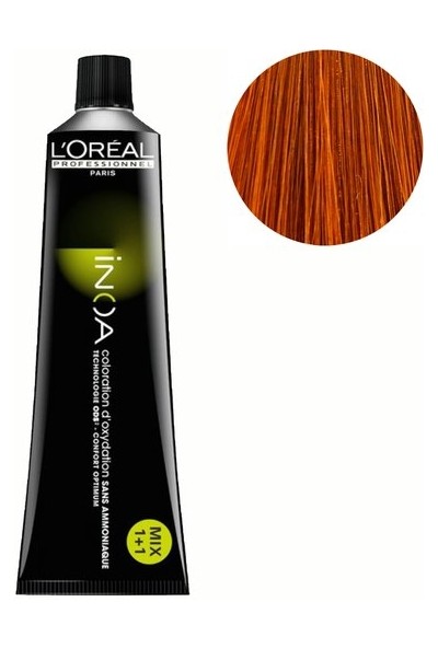 L'Oréal Professionnel İnoa 7.43 Kumral Bakır Dore Saç Boyası L'Oréal Professionnel İnoa 7.43 Kumral Bakır Dore Saç Boyası